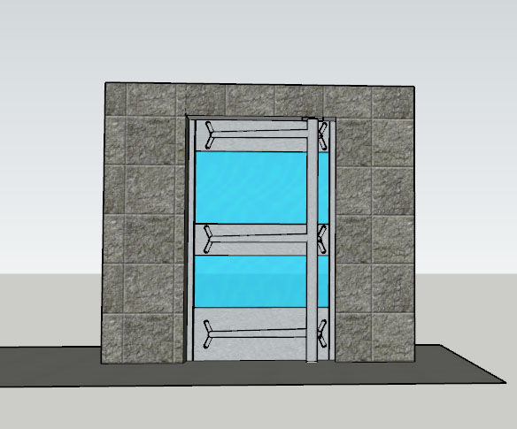 Automatic swinging doors