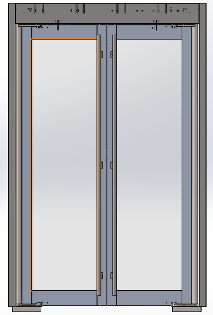 Balance door super wind resistant large and heavy swing balanced door ...