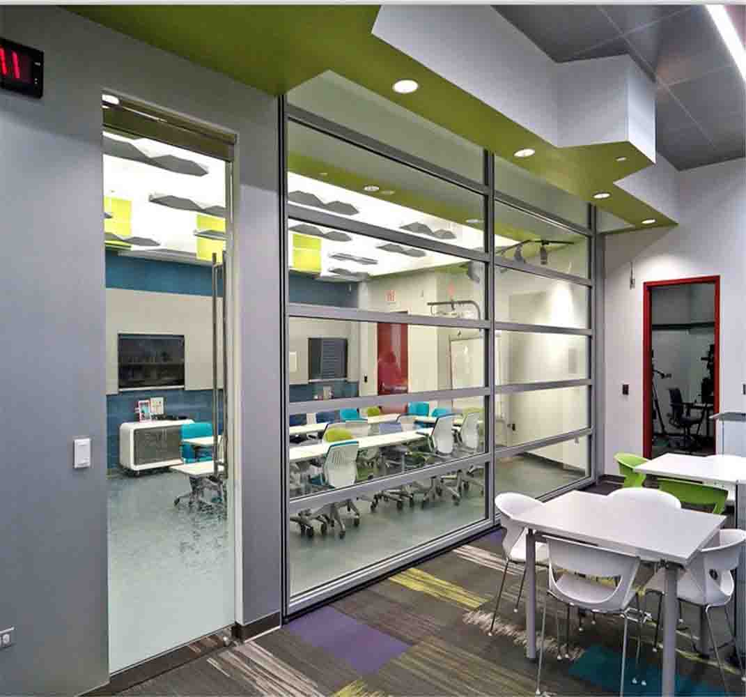 Electrical Vertical Lifting Glass Partition walls